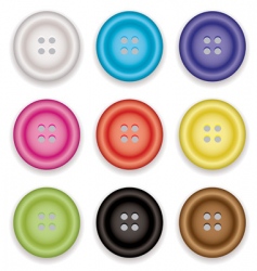 Clothing buttons Royalty Free Vector Image - VectorStock