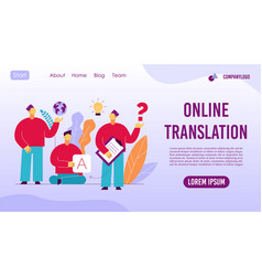App translate language 10 Royalty Free Vector Image