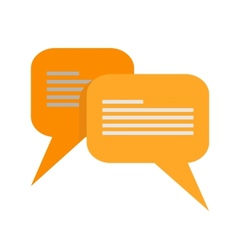 Message Bubbles Royalty Free Vector Image - VectorStock