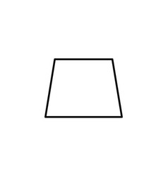 Trapezium icon Royalty Free Vector Image - VectorStock