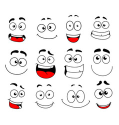 Face emotion icon emoticon smiley and emoji Vector Image