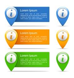 Information Banners Royalty Free Vector Image - VectorStock
