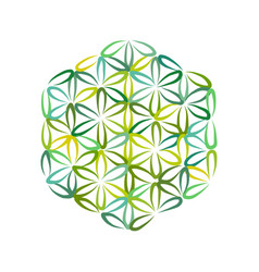 Flower of life sketch for your design Royalty Free Vector