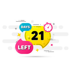 Twelve days left icon 12 days to go Royalty Free Vector