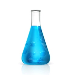 Laboratory flask Royalty Free Vector Image - VectorStock