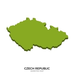 Czech republic administrative and political map Vector Image
