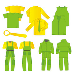 Man clothes collection Royalty Free Vector Image