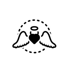 Dancing neon figures Royalty Free Vector Image