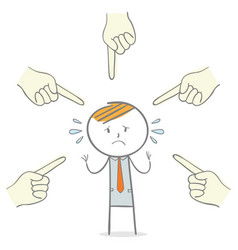 Guilty person Royalty Free Vector Image - VectorStock