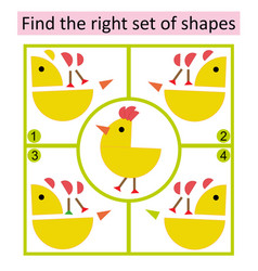 Logic puzzle for children iq training test Vector Image
