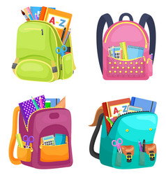 School bag Royalty Free Vector Image - VectorStock