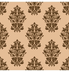 Seamless brown beige tile pattern Royalty Free Vector Image