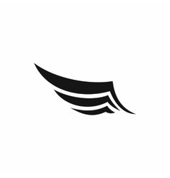 Wing icon in simple style Royalty Free Vector Image