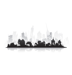 Ghost town Royalty Free Vector Image - VectorStock