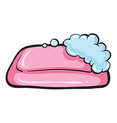 A pink soap Royalty Free Vector Image - VectorStock