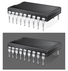 Isometric Electronic components Transistors Vector Image