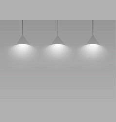 Modern ceiling lamps pendant electric lights Vector Image