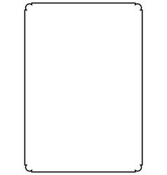 Retro page border Royalty Free Vector Image - VectorStock