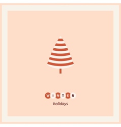 Winter tree frame Royalty Free Vector Image - VectorStock