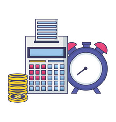 Tax time payment Royalty Free Vector Image - VectorStock