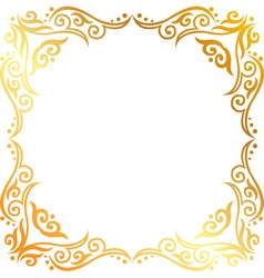 Thai art frame Royalty Free Vector Image - VectorStock
