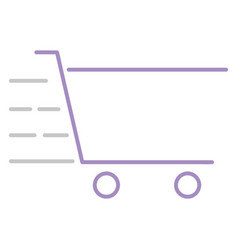 Isolated balloon cart Royalty Free Vector Image
