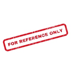 For reference only text rubber stamp Royalty Free Vector