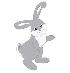 Cute rabbit cartoon Royalty Free Vector Image - VectorStock