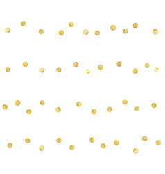Wedding gold dot 3 Royalty Free Vector Image - VectorStock