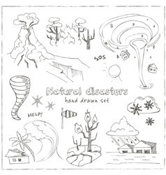 Drought natural disaster Royalty Free Vector Image