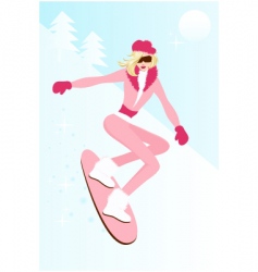 Snowboarding Royalty Free Vector Image - VectorStock