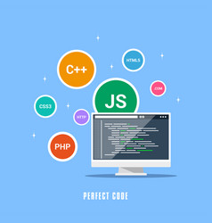 Software programmer cartoon Royalty Free Vector Image