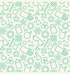 Chemistry Seamless Pattern Royalty Free Vector Image