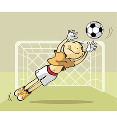 Soccer theme image 3 Royalty Free Vector Image