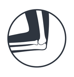 Anatomy human elbow Royalty Free Vector Image - VectorStock