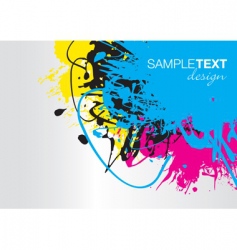 Splash corner Royalty Free Vector Image - VectorStock