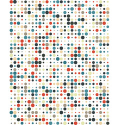 Pattern with colorful dots Royalty Free Vector Image