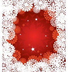Glitter gold snowflake on transparent background Vector Image