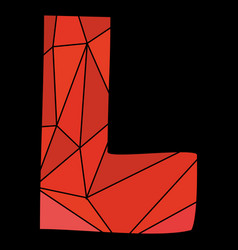 Letter l bubble Royalty Free Vector Image - VectorStock