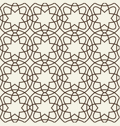 Grid geometric seamless pattern Royalty Free Vector Image