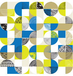 Colored circle seamless pattern Royalty Free Vector Image