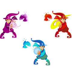 Cartoon mage Royalty Free Vector Image - VectorStock