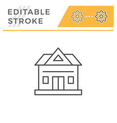 House line icon Royalty Free Vector Image - VectorStock