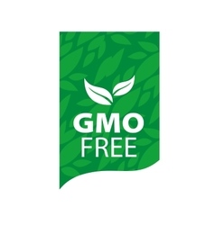 Logo gmo free Royalty Free Vector Image - VectorStock