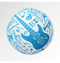 Treble clef music note as musical microphone Vector Image