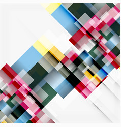 Abstract blocks template design background simple Vector Image