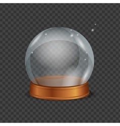 Empty Magic Crystal Ball Royalty Free Vector Image
