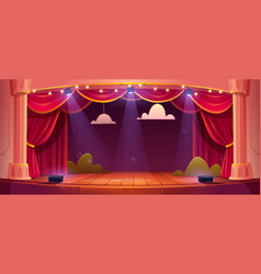Cinema theater background Royalty Free Vector Image