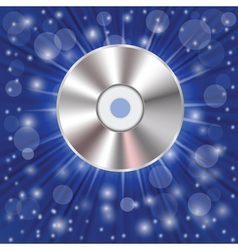 Round musical background with colorful notes Vector Image