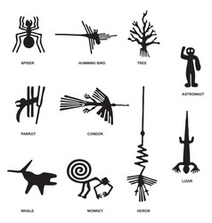 Nazca lines Royalty Free Vector Image - VectorStock